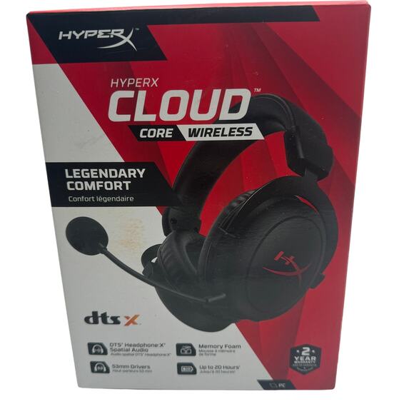 Hyperx | Headphones | Hyperx Cloud Core Wireless Gaming Headset Dts ...